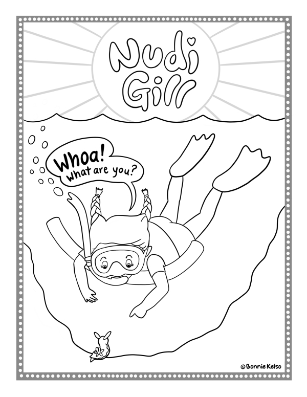 NUDI GILL Coloring Page! FREE! FREE! FREE! – Bonnie Kelso